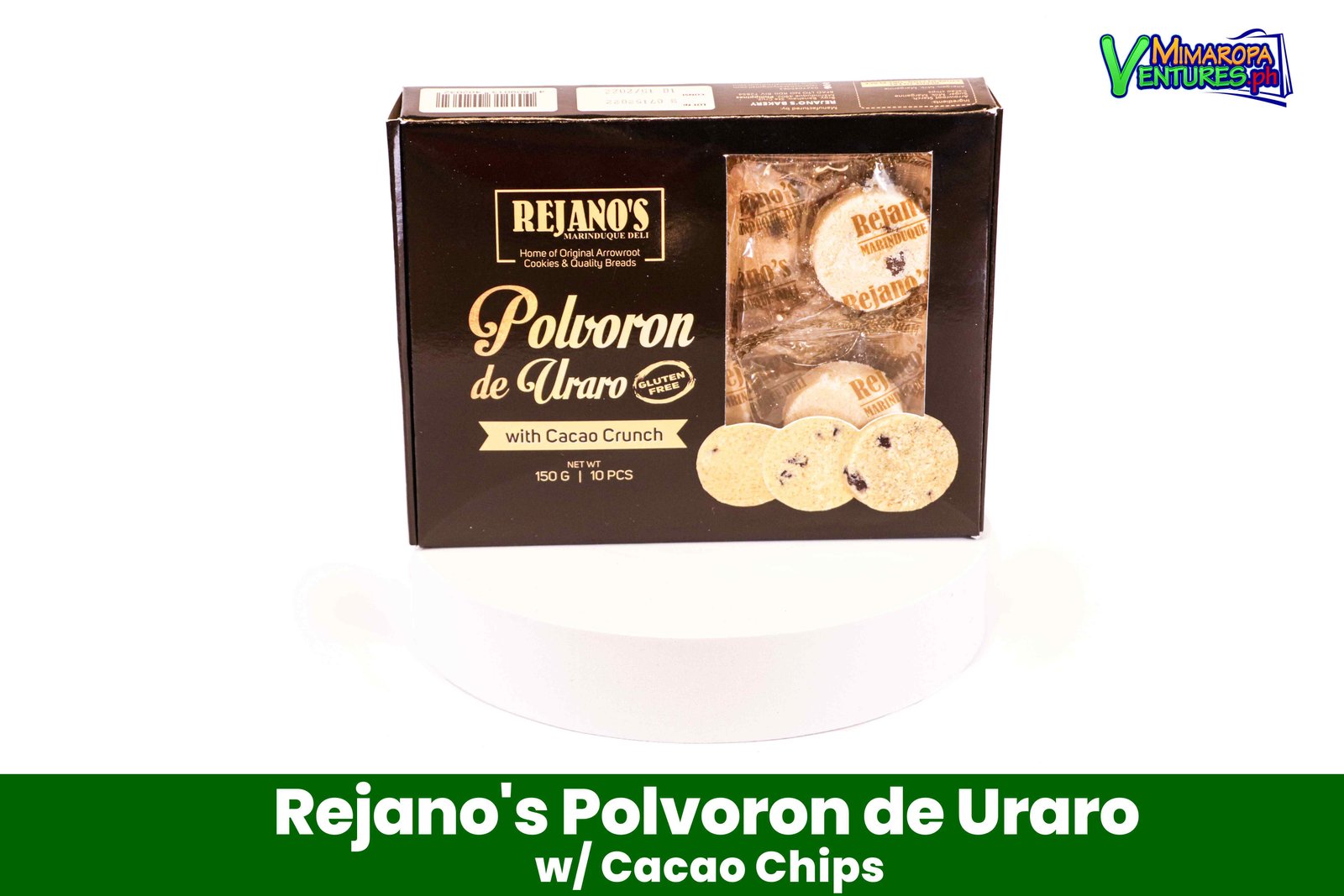 MIMAROPA Ventures | Rejano's Polvoron de Uraro w/ Cacao Chips