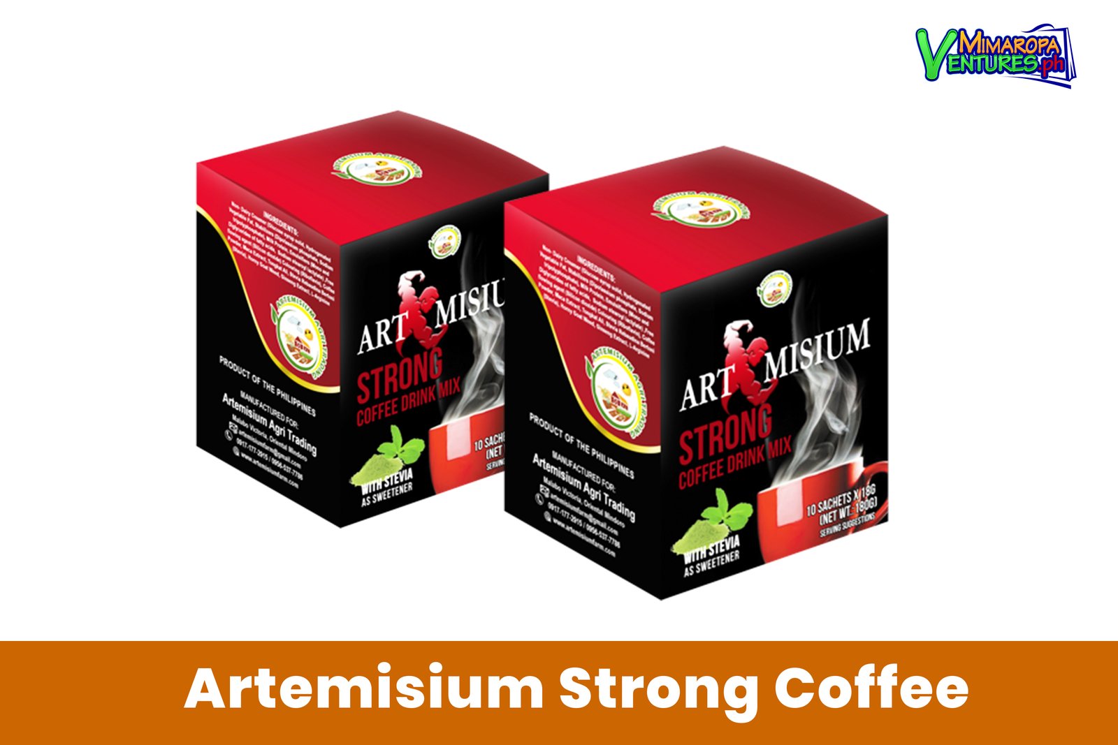 MIMAROPA Ventures | Artemisium Strong Coffee Drink Mix | 10 Sachets x ...